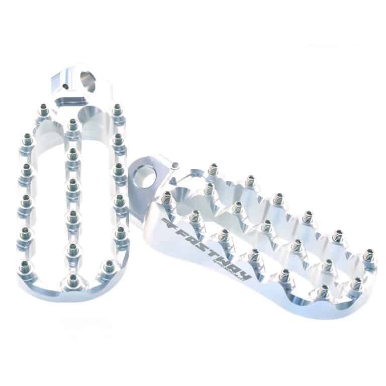 Fastway Pro Moto Billet Adventure Footpegs Clear KIT