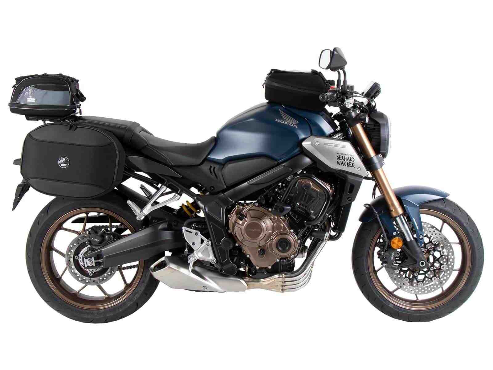 MINIRACK SOFT LUGGAGE REAR CARRIER BLACK FOR HONDA CB 650 R (2021-)